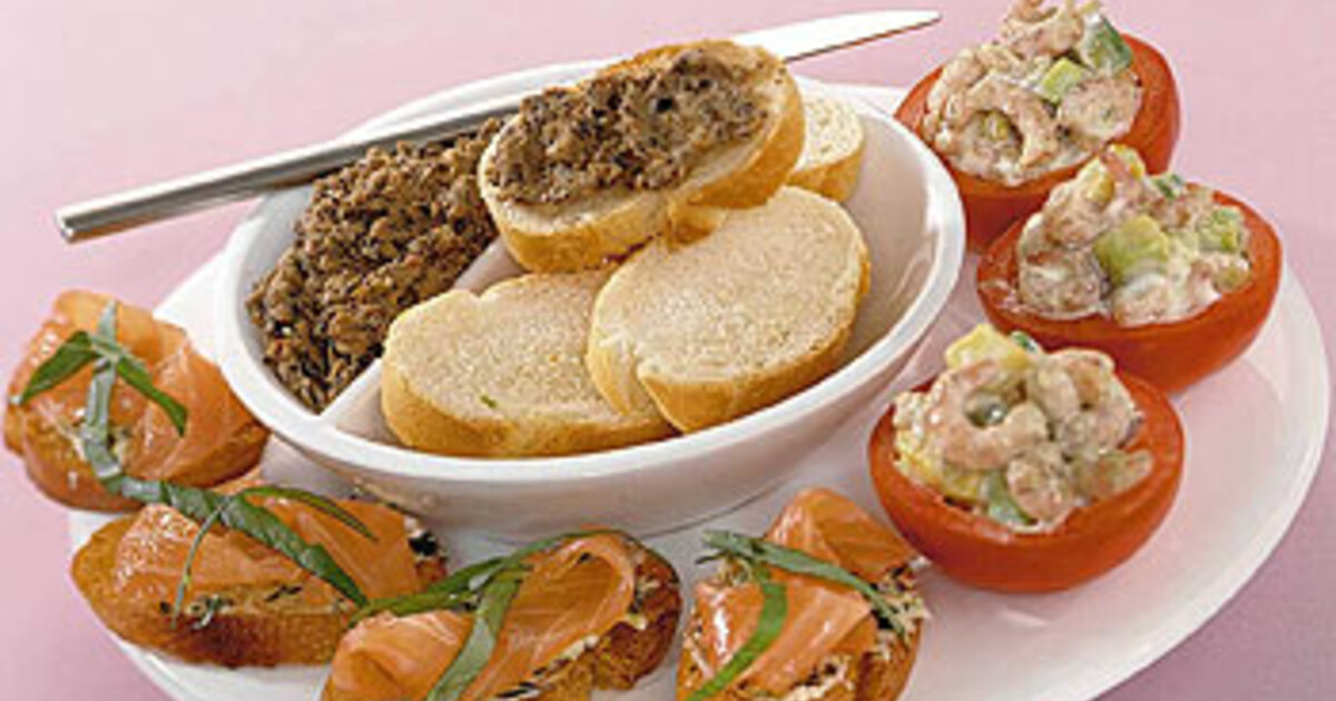 Vishapjes met garnalen, zalm en tonijn | Visrecepten.nl