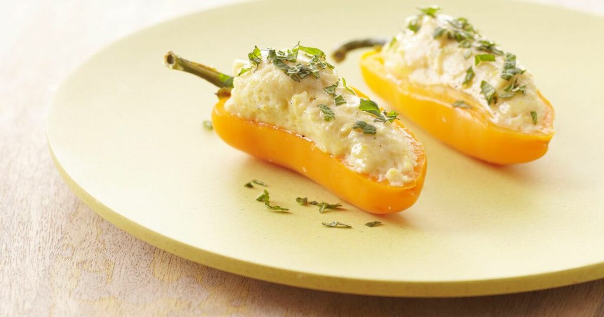 Mini paprika’s met wijting | Visrecepten.nl