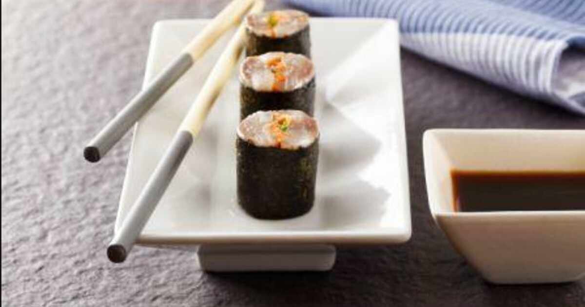 Haringsushi met wortel en gember | Visrecepten.nl